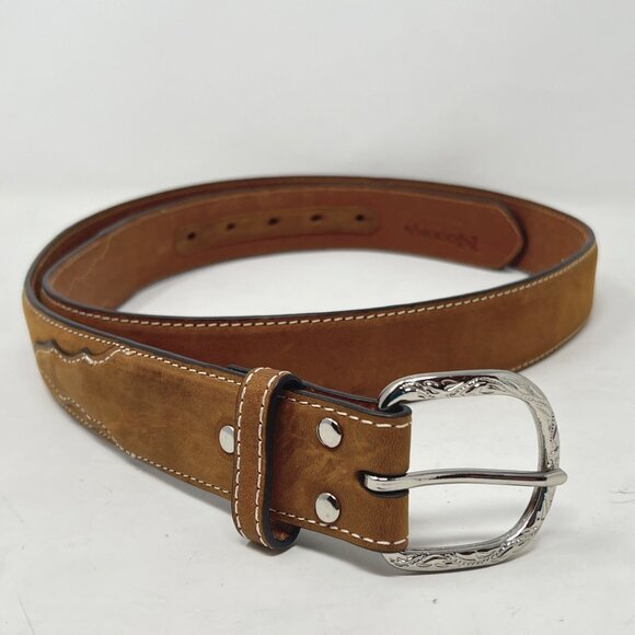 Noona | Accessories | Noona Mens 5 Western Style Belt Brown Leather N2483444 Size 44 | Poshmark